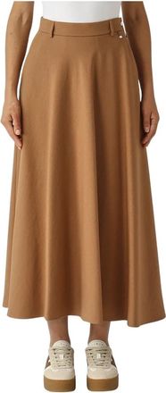 Herno Femme, Jupes, Brun, Taille: 36 FR Cady Midi Skirt