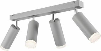 Licht-Erlebnisse Deckenspot Silber E27 Aluminium Modern Deckenstrahler