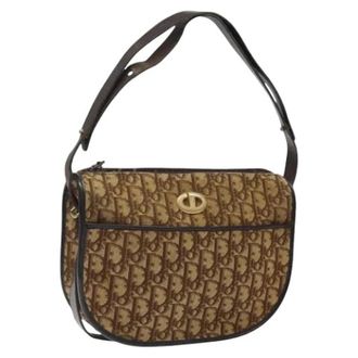 Dior Sac bandouli&egrave;re Trotter Pre-owned - Femme - Pre-owned - Brun - Taille: ONE Size