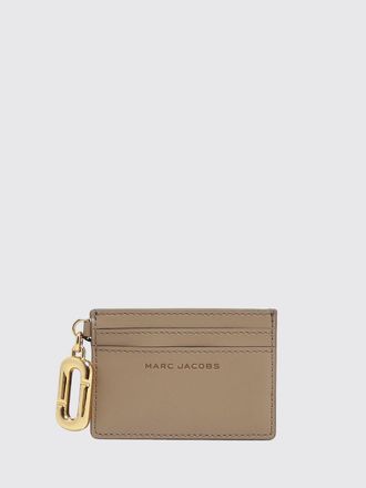 Marc Jacobs Flaches Kartenetui aus Leder mit Double-J-Logo