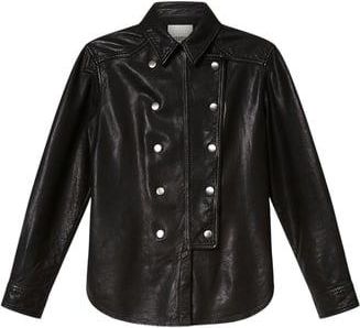 Isabel Marant Chemise Valdy en cuir dagneau