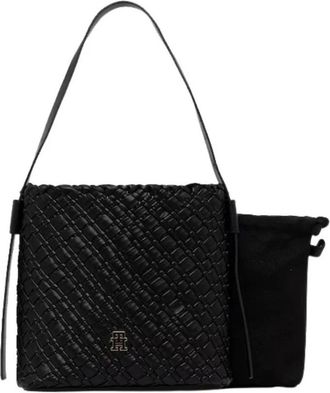 Tommy Hilfiger Femme, Sacs, Noir, Taille: ONE Size Petit sac &agrave; main
