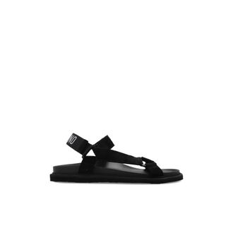 Moschino Homme, Chaussures, Noir, Taille: 40 EU Sandal With Logo
