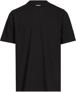 Arte runde Baumwolle - schwarzer runder Nacken t -Shirt