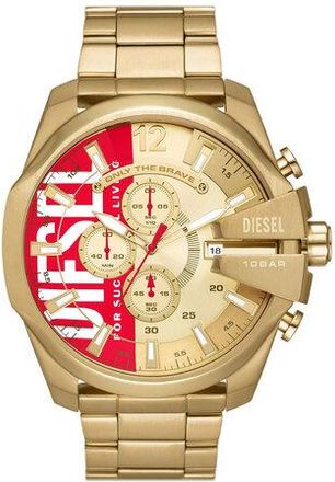 Diesel Uhr Mega Chief DZ4642 Goldfarben