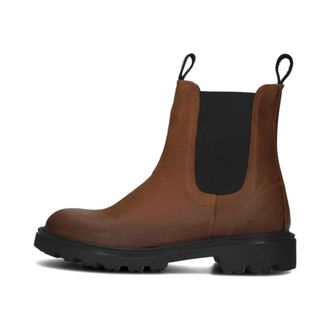 Inuovo Cognac Chelsea Boots- Modell A63004 - - Shoes - Damen - Braun - 37 EU