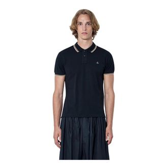 Vivienne Westwood Klassisches Poloshirt - - Tops - Herren - Schwarzk - L