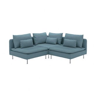 IKEA S&Ouml;DERHAMN Ecksofa 3-sitzig