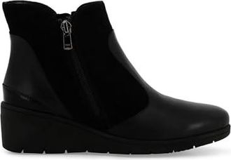 Melluso Bottines Confortables en Cuir Noir pour Femmes k91624z 36