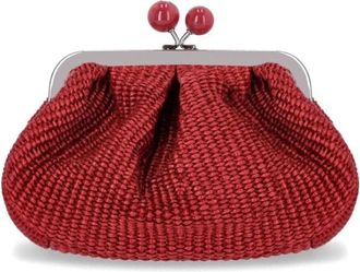 Max Mara Femme, Sacs, Rouge, Taille: ONE Size Pasticcino Palmas Small Clutch