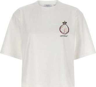 Off-white Femme, Tops, Blanc, Taille: 36 FR T-shirt Royal Crown