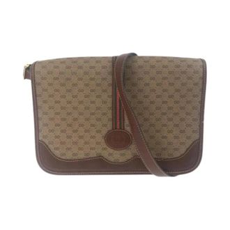 Gucci Pre-owned Leder Crossbody Bag - - Pre-owned - Damen - Braun - ONE SIZE