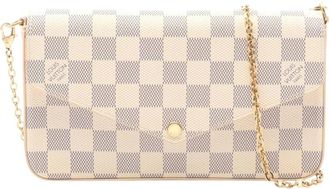 Louis Vuitton Portefeuille cha&icirc;ne &eacute;l&eacute;gant pr&eacute;-appartenant - Femme - Pre-owned - Blanc - Taille: ONE Size