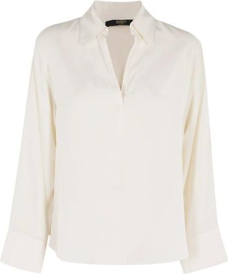 Seventy Femme, Blouses et Chemises, Blanc, Taille: 40 FR Polo Blouse