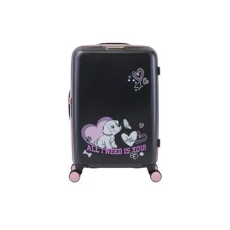 Braccialini Femme, Valises, Noir, Taille: ONE Size Puppies Cabin Trolley