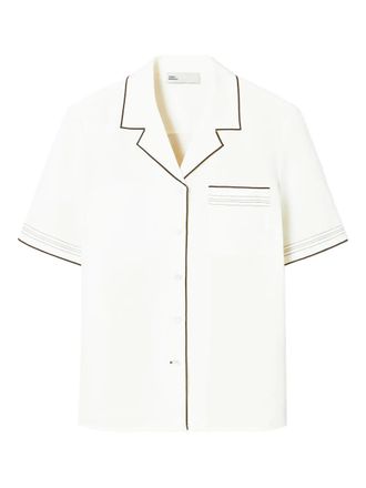 Tory Burch chemise en lin - Blanc