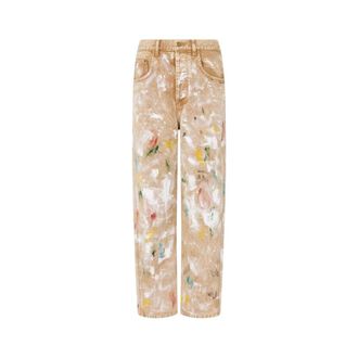 Moschino Damen, Jeans, Beige, 2XSGr&ouml;&szlig;e
