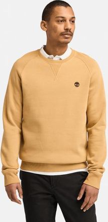 Timberland Exeter River Sweatshirt mit gebürsteter Rückseite und Rundhalsausschnitt für Herren in Gelb, Herren, Gelb, Größe