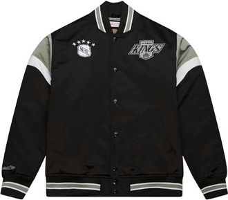 Mitchell & Ness Los Angeles Kings NHL Heavyweight Satin Jacket Black