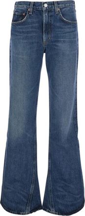 A Gold E Femme, Jeans, Bleu, Taille: W27 Jean &Eacute;vas&eacute; Arc Wide Leg