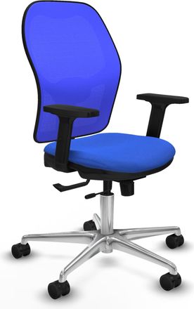 Piqueras y Crespo Jorquera B&uuml;rostuhl mit 2D-Armlehnen, h&ouml;henverstellbare Lendenwirbelst&uuml;tze, ausgestattet mit Syncro/Translack und eingespritztem Schaum. Mit Rollen von