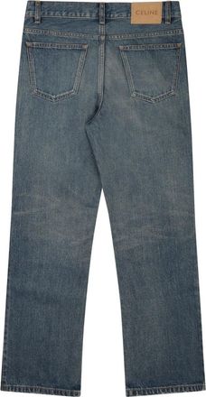 Celine Stone-Washed Denim Jeans - Blue