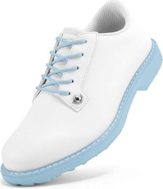 Generic Femmes Golfeuses Entraîneurs De Sport Mode Imperméable Fitness Baskets Léger Plat sans Crampons Marche Golf Chaussures,Bleu,43 EU