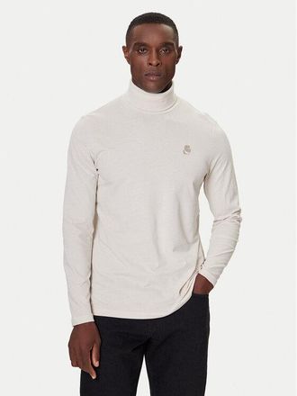 Karl Lagerfeld Rollkragenpullover 755023 554226 Beige Regular Fit