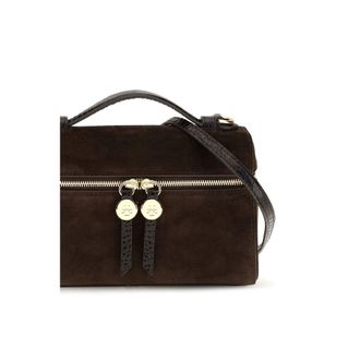 Tory Burch Romy Slim Top Handle Bag - Brown