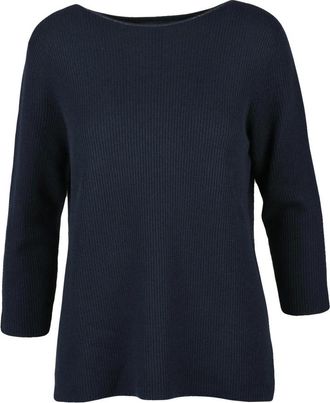 Fabiana Filippi Femme, Pulls, Bleu, Taille: 42 FR Sottogiacca Cannettato