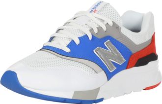New Balance Herren Cm997hv1 Sneaker, Wei&szlig; (White/Blue), 42 EU