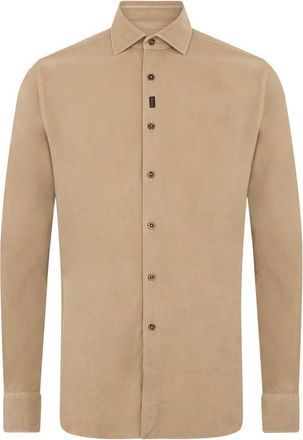 Moorer Homme, Chemises, Beige, Taille: M Blouses & Chemises