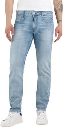 Replay Herren Jeans Anbass Slim-Fit mit Comfort Stretch, Bleu clair 010 (Blau), 32W / 30L