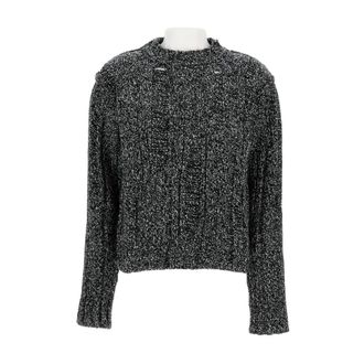 Durazzi Milano Femme, Pulls, Noir, Taille: 40 FR Pull Moulin&eacute;