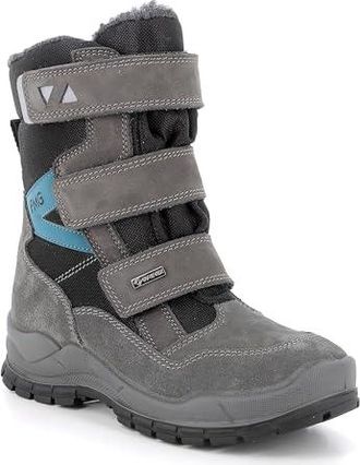 Primigi Hans GTX, Bottes de Neige, Gris Foncé-Noir, 29 EU, Gris foncé et Noir, 29 EU