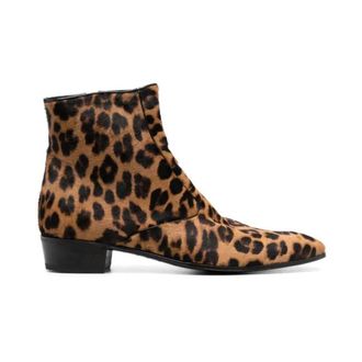 Lidfort Leoparden Wildleder Stiefeletten - - Shoes - Herren - Braun - 41 EU