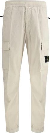 Stone Island Homme, Pantalons, Beige, Taille: W31 Pantalon Cargo avec Poches Multiples
