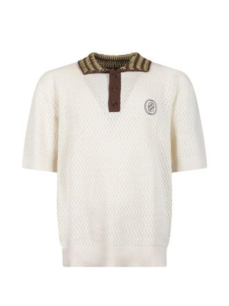 Dr&ocirc;le de Monsieur Ajour&eacute; D Miroir Polo Shirt