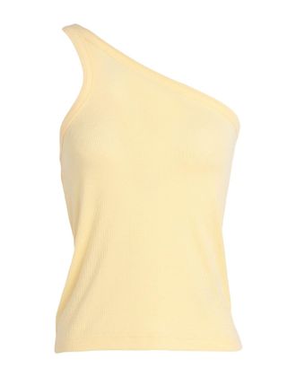 Ninety Percent EMMA STRETCH ORG CTN 2X2 RIB ASYMETRIC VEST