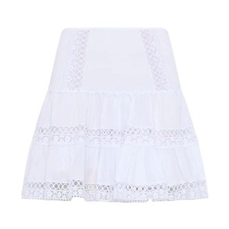 Charo Ruiz Ibiza Hortens Minirock - - Skirts - Damen - Wei&szlig; - S