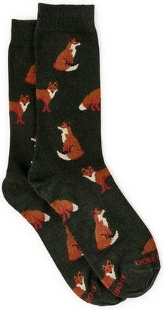 Doré Doré Goldenes vergoldet - halbe hochgedruckte Socken - Khaki