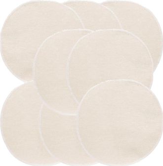 UPKOCH 10 Stück Bambusdämpfer Matte Dampfgarer Tuch Baumwolle Dampfkörbe Dampfkocher Knödel Gebäck Dim Sum Runde 28cm Baumwolltuch Wiederverwendbar