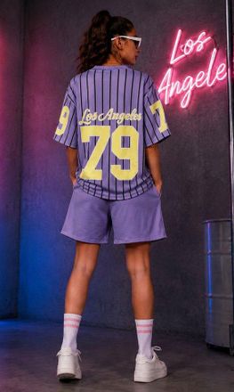 Worldclassca T-Shirt & Shorts Worldclassca 2tlg Oversize SET Shirt + Shorts Jogginganzug Los Angeles Neue Kollektion - Stilvolle und gem&uuml;tliche Streetwear Mode f&uuml;r