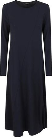 Max Mara Femme, Robes, Bleu, Taille: 44 FR Jersey Viscosa Crepe