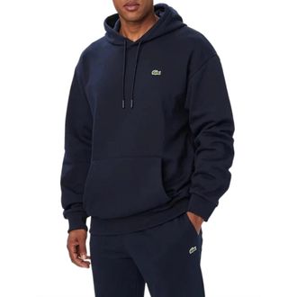 Lacoste Fleece-Kapuzenpullover - - Sweatshirts & Hoodies - Herren - Blau - M