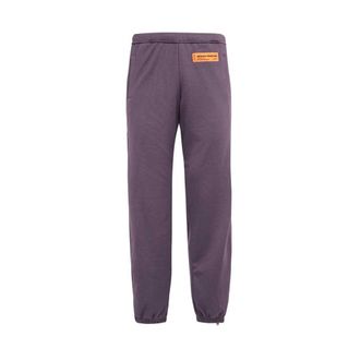 Heron Preston Baumwollhose mit seitlichem Kontraststreifen - - Trousers - Herren - Lila - XS