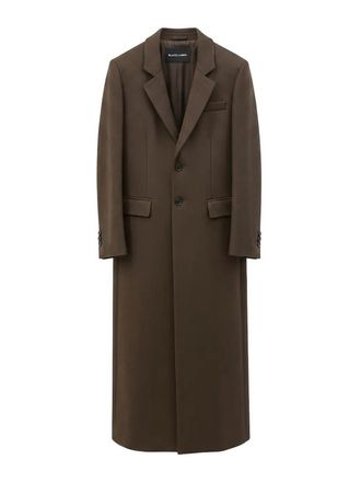 Black Label Manteau Au Genou - Marron