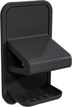 Generico Duschfußstütze für Beine, Rasierhocker mit Glasbaum, für Badezimmer, Marmorfliesen zu Hause, praktisches Zubehör