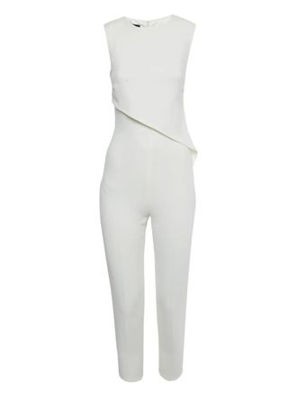 Elisabetta Franchi combinaison asym&eacute;trique - Blanc