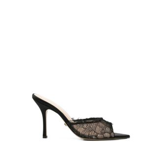 Mach & Mach Mach & Mach, Femme, Chaussures, Noir, Taille: 37 EU Mules Devon en dentelle Chantilly